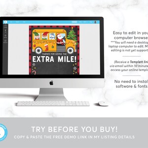 Thanks for Going the Extra Mile Gas Gift Card Holder Printable Editable ...