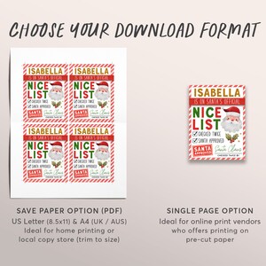Santa's Nice List Badge Editable Template, Elf Report Surveillance Cam ...