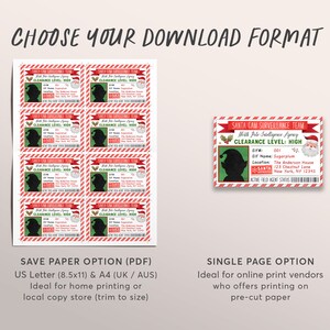 Elf ID Card Editable Template, Lost Elf License, Santa Cam Security ...