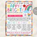 Teacher Staff Appreciation Week Itinerary Flyer Rainbow Theme Editable ...