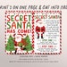 Secret Santa Christmas Game Editable Template, Secret Santa Gift Swap ...