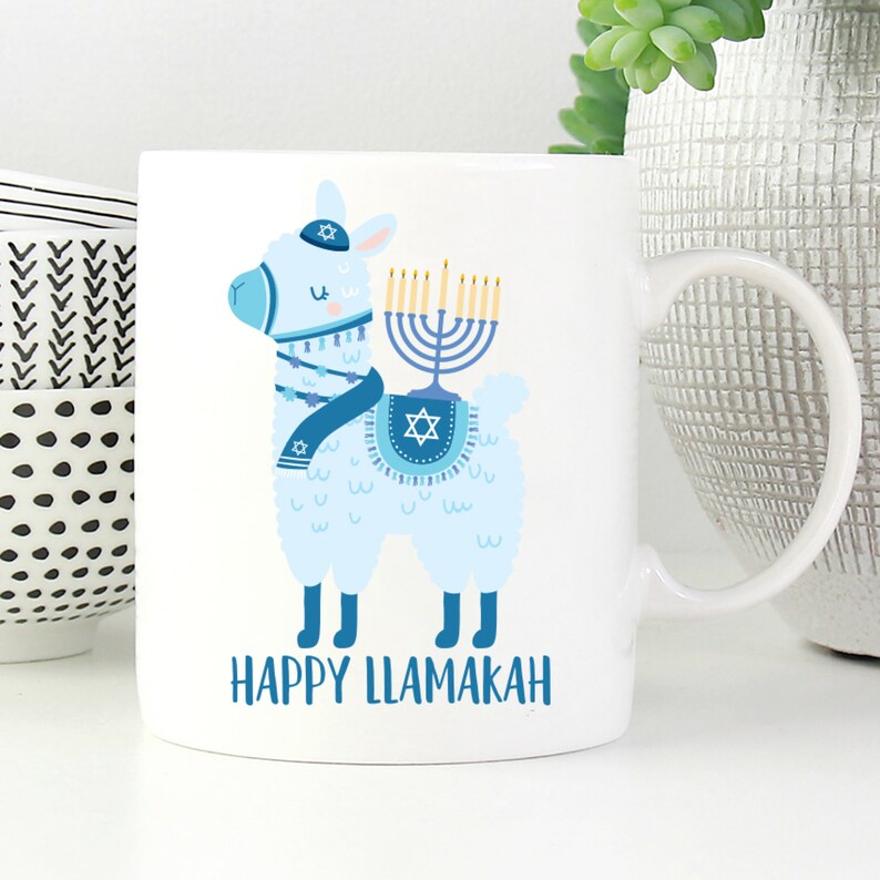 Happy Llamakah Mug Funny Hanukkah Gift Funny Hanukkah Mug - Etsy