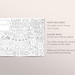 Birthday Party Coloring Placemat for Kids Editable Template, Birthday ...
