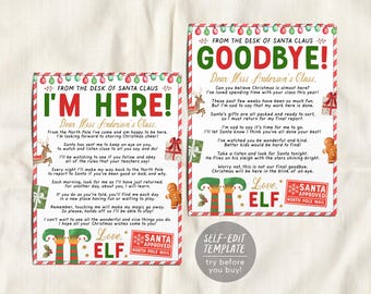 Classroom Elf Letter - Etsy