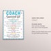 Coach Survival Kit Gift Tags Editable Template, Assistant Coach Gift ...