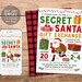 Secret Santa BUNDLE Kit Printable Editable Template, Secret Santa ...