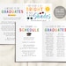 Graduation Program Editable Template for Kindergarten, Pre-k Preschool ...