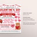 Valentine's Day Festival School Flyer Fundraiser Editable Template ...