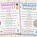 Preschool Graduation Sign Editable Template, Pre K Graduation Poster ...
