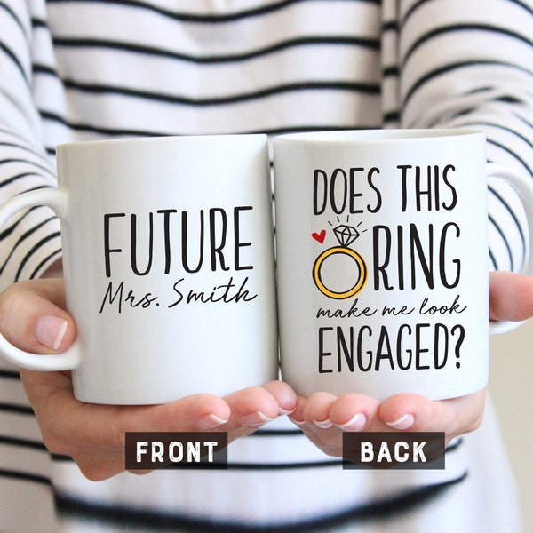 Engagement Mug - Etsy