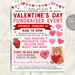Valentine's Day Festival School Flyer Fundraiser Editable Template ...