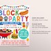 Neighborhood Block Party Invitation Editable Template, Neighborhood ...