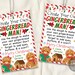 Create Your Own Gingerbread Man Gift Tags Editable Template, Winter ...