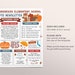 September PTO PTA Newsletter Flyer Editable Template, Back to School ...