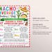 Nacho Average Teacher Appreciation Week Schedule Editable Template ...