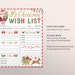 Christmas Wish List for Kids Editable Template (Instant Download) - Etsy