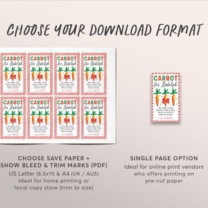 Carrot for Rudolph Tag Editable Template, Christmas Carrots for ...