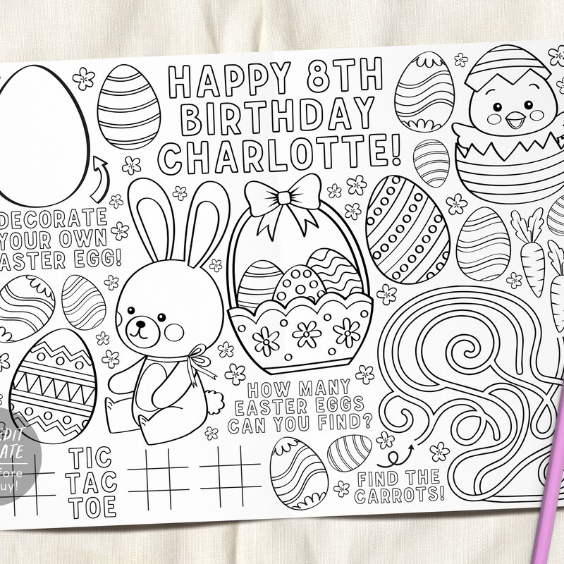Easter Placemats - Etsy