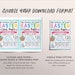 Easter Class Party Invitation Editable Template, Spring Celebration ...