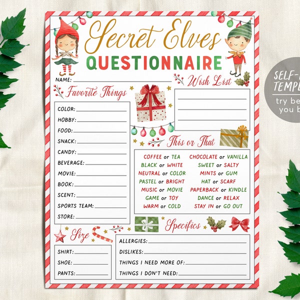 Christmas Wish List - Etsy