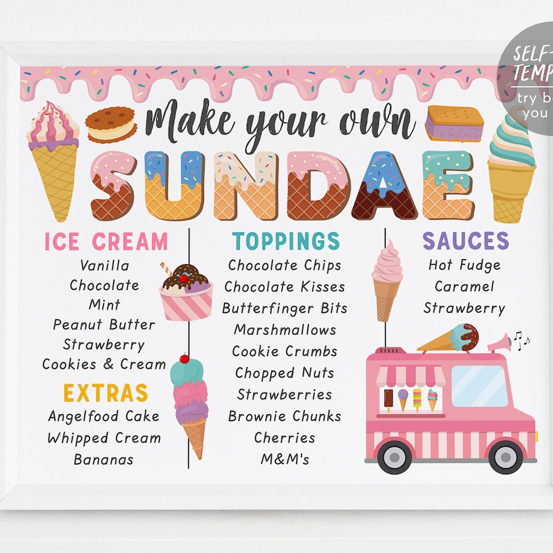 Sundae Party - Etsy