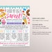 Sweet Candy Theme Teacher Appreciation Week Schedule Editable Template ...