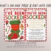 We've Been Socked Christmas Office Party Game Editable Template, I've ...