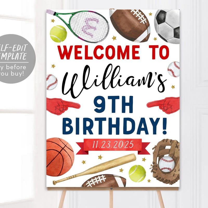 Football Welcome Sign - Etsy