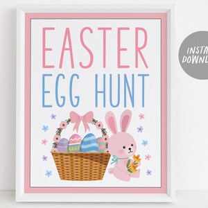 Easter Bunny Spring Signs BUNDLE for Wedding Baby Shower Birthday ...