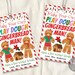Make Your Own Play Dough Gingerbread Man Gift Tags Editable Template ...