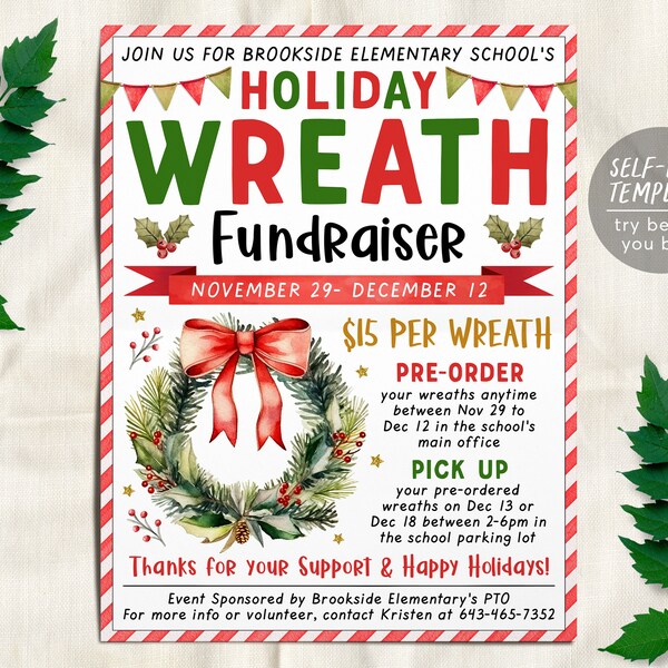 Holiday Wreath - Etsy