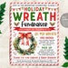 Christmas Wreath Fundraiser Flyer Editable Template, Holiday Wreath ...