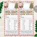 Christmas Holiday VIP Room Service Door Hanger Editable Template ...