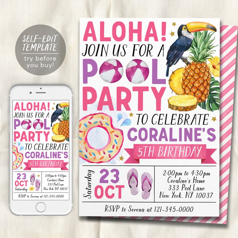 Aloha Theme Party - Etsy