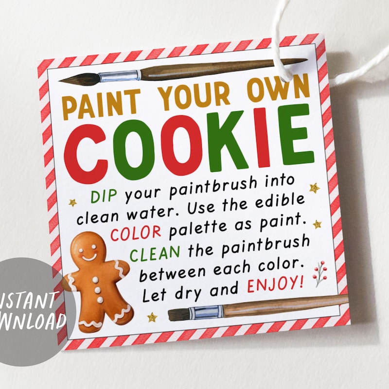 Paint Your Own Cookie - Etsy