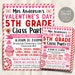 Valentine's Day Class Party Invitation Editable Template, Valentine ...