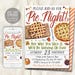 Pie Night Invitation Editable Template, Friendsgiving Party Invite ...