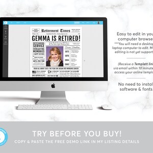 Editable Retirement Gift for Administrative Assistant | Etsy