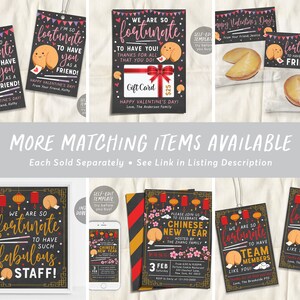 Fortune Cookie Thank You Gift Tags Editable Template, Teacher Staff ...