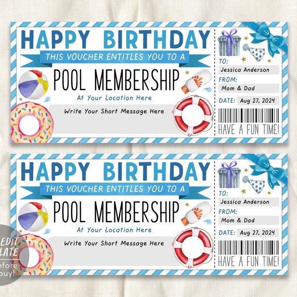 Season Pass Certificate - Etsy