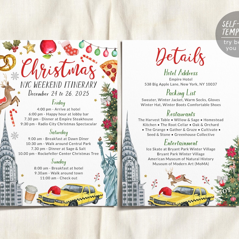 Nyc Family Christmas - Etsy