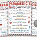 Paramedic Survival Kit Gift Tags Editable Template, First Responder ...