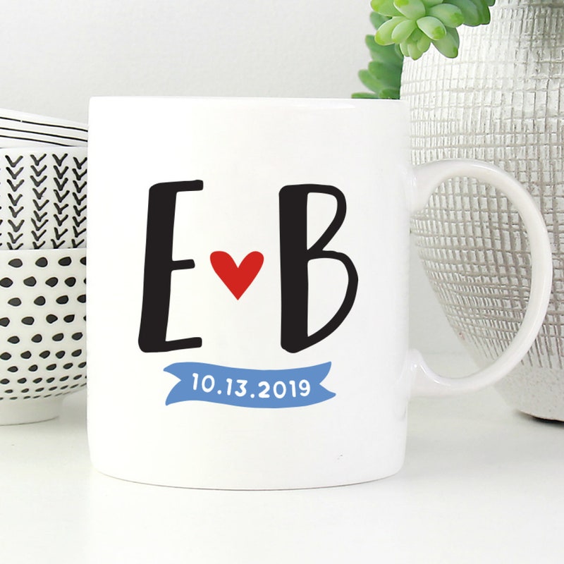 Initial Mugs - Etsy