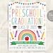 Preschool Graduation Ceremony BUNDLE Editable Template, Pre-k ...
