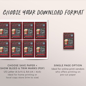 Christmas Movie Gift Tags Editable Template, Redbox Christmas Gift ...