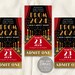 Red Carpet Prom School Dance Tickets Editable Template, Homecoming ...