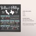 Editable Our Love Story Timeline Chalkboard Template, Met Engaged ...
