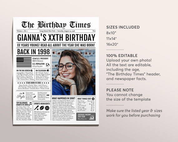 Newspaper Clipping Template