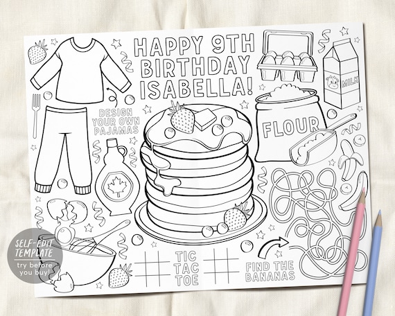Pagine Da Colorare Pigiama Party