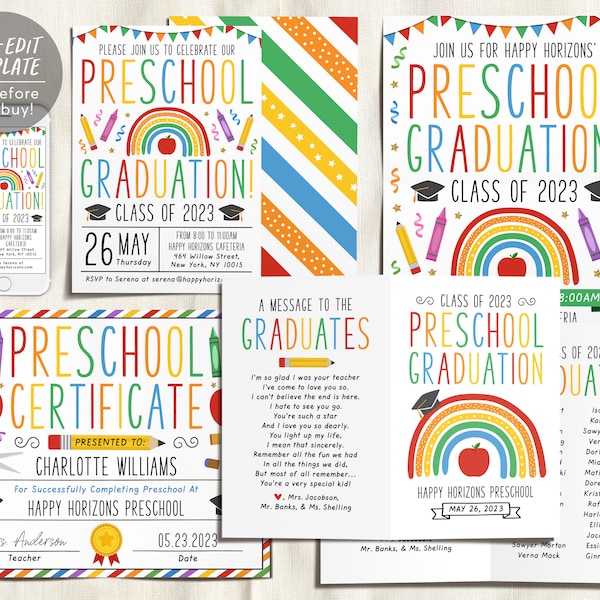 Rainbow Graduation - Etsy